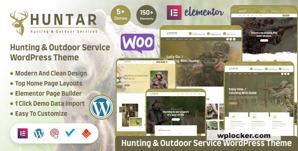 Huntar v1.0 - Hunting & Outdoor WordPress Theme » WPLOCKER.COM - GPL ...