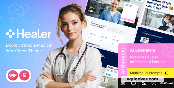 Healer v1.0 - Doctor, Clinic & Medical WordPress Theme » WPLOCKER.COM ...